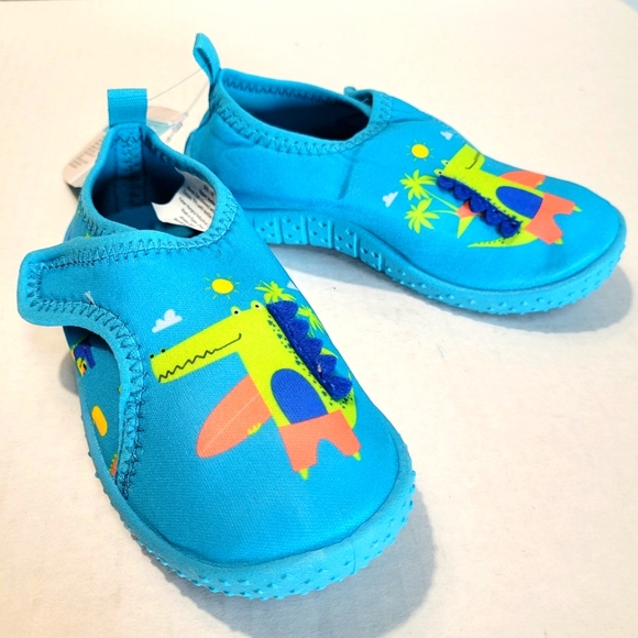 Shoes | Water Shoes For Toddlers Blue Alligator And Surfboard Design ...